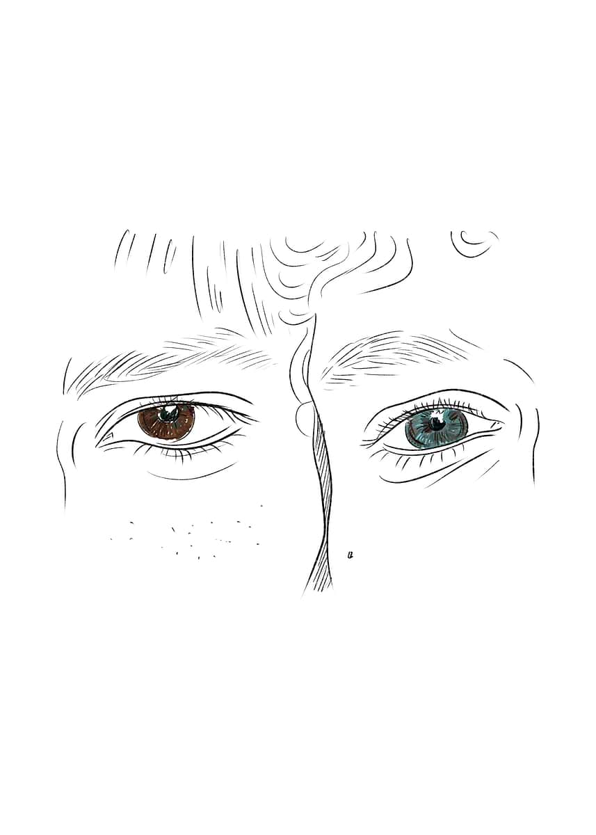 'Line Art Portrait of Shane Hollander and Ilya Rozanov Heated rivalry ...
