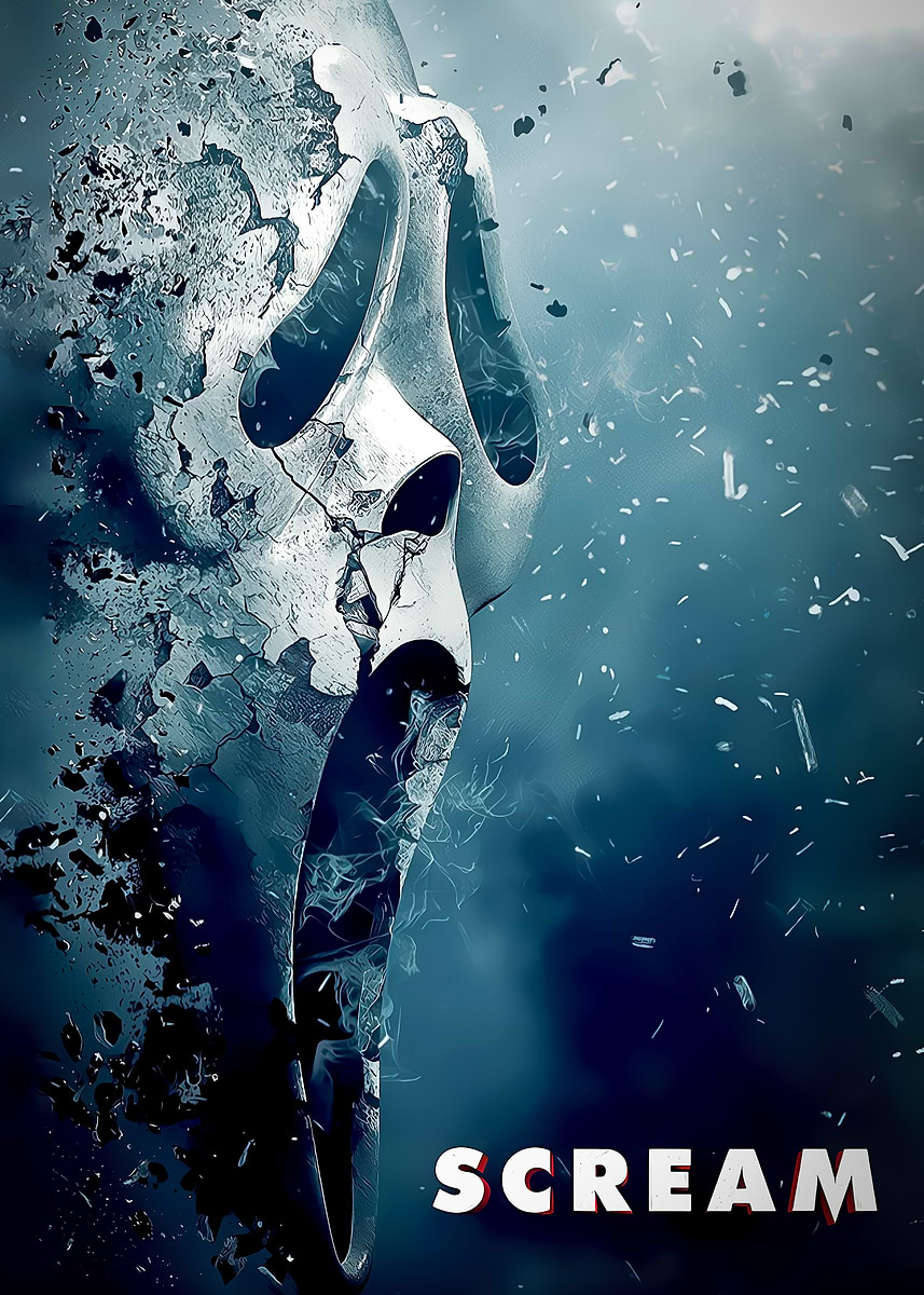 'Scream Movie Poster' Poster, picture, metal print, paint by karina ...