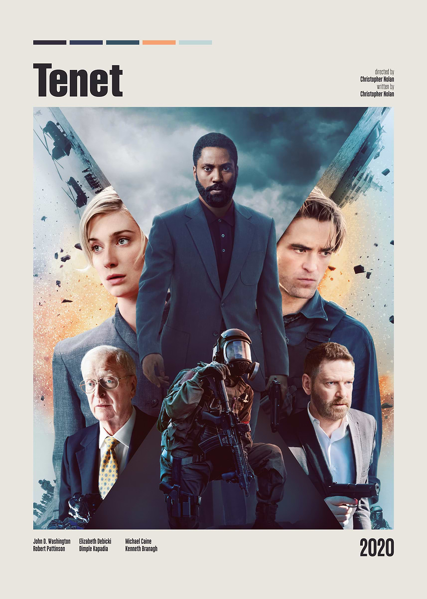 'Tenet Movie Poster' Poster, picture, metal print, paint by Five Senses ...