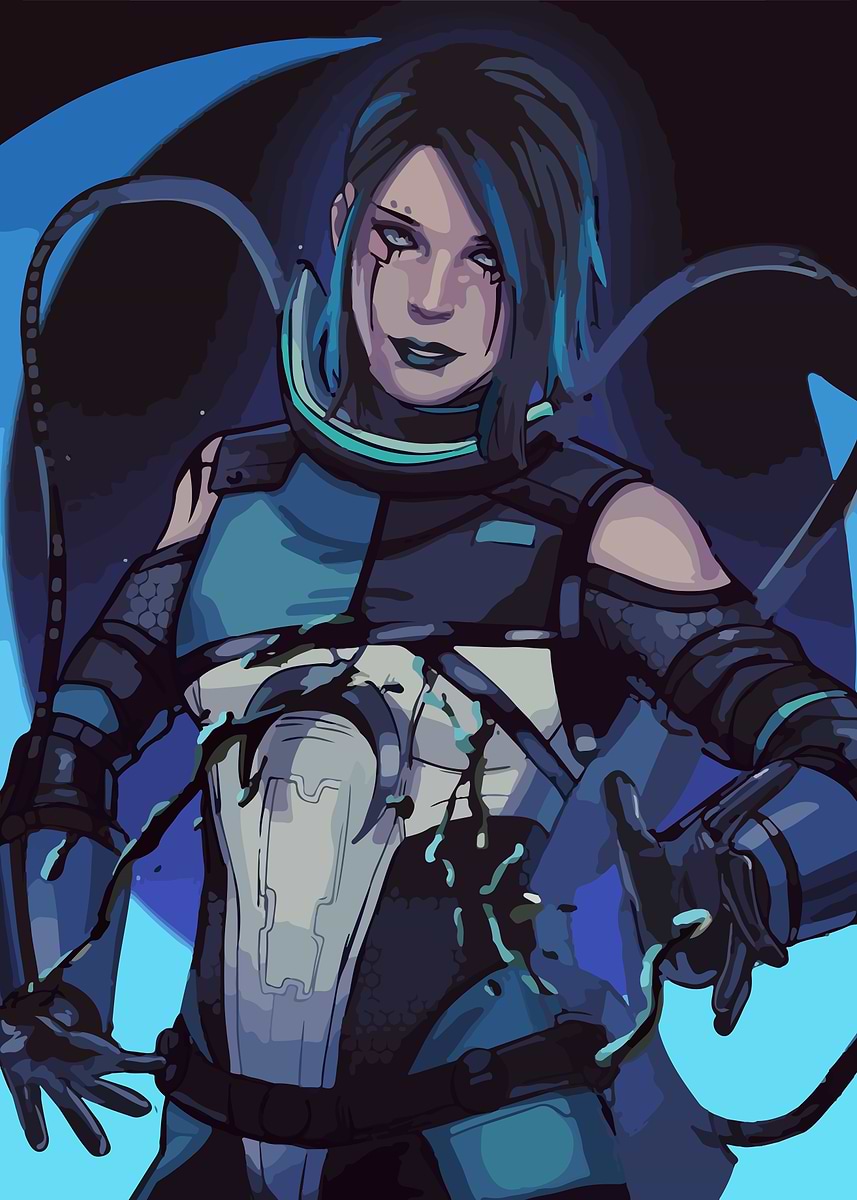 'Apex Legends Catalyst Character Portrait' Poster, picture, metal print ...