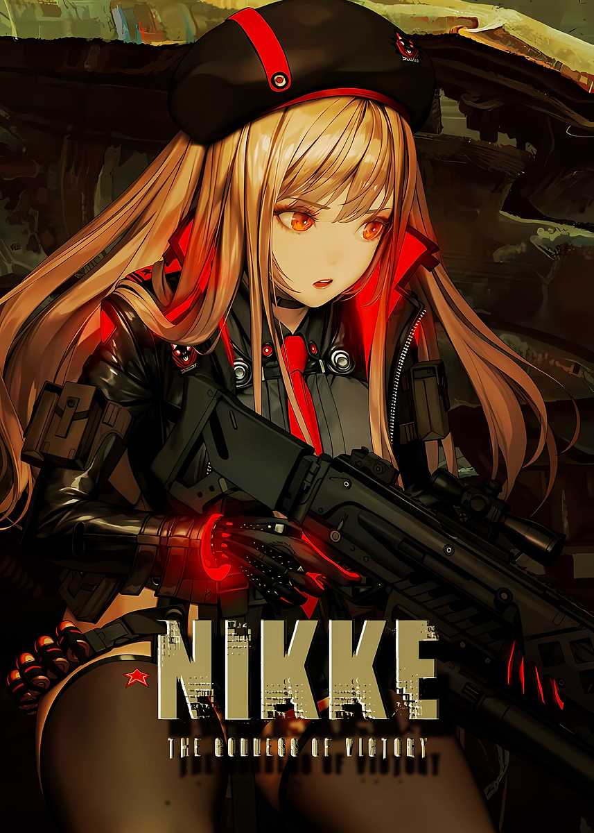 'Nikke The Goddess of Victory' Poster, picture, metal print, paint by ...