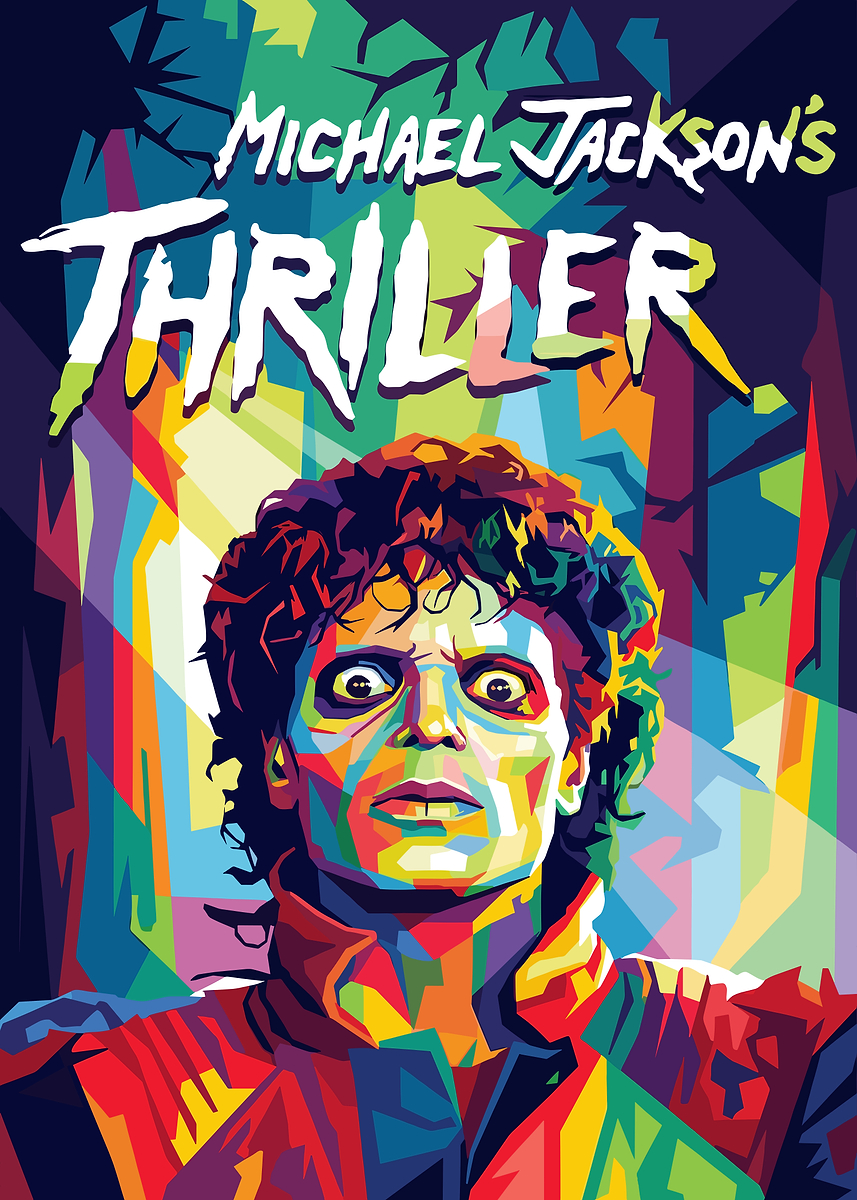 'Michael Jackson's Thriller Pop Art' Poster, picture, metal print ...