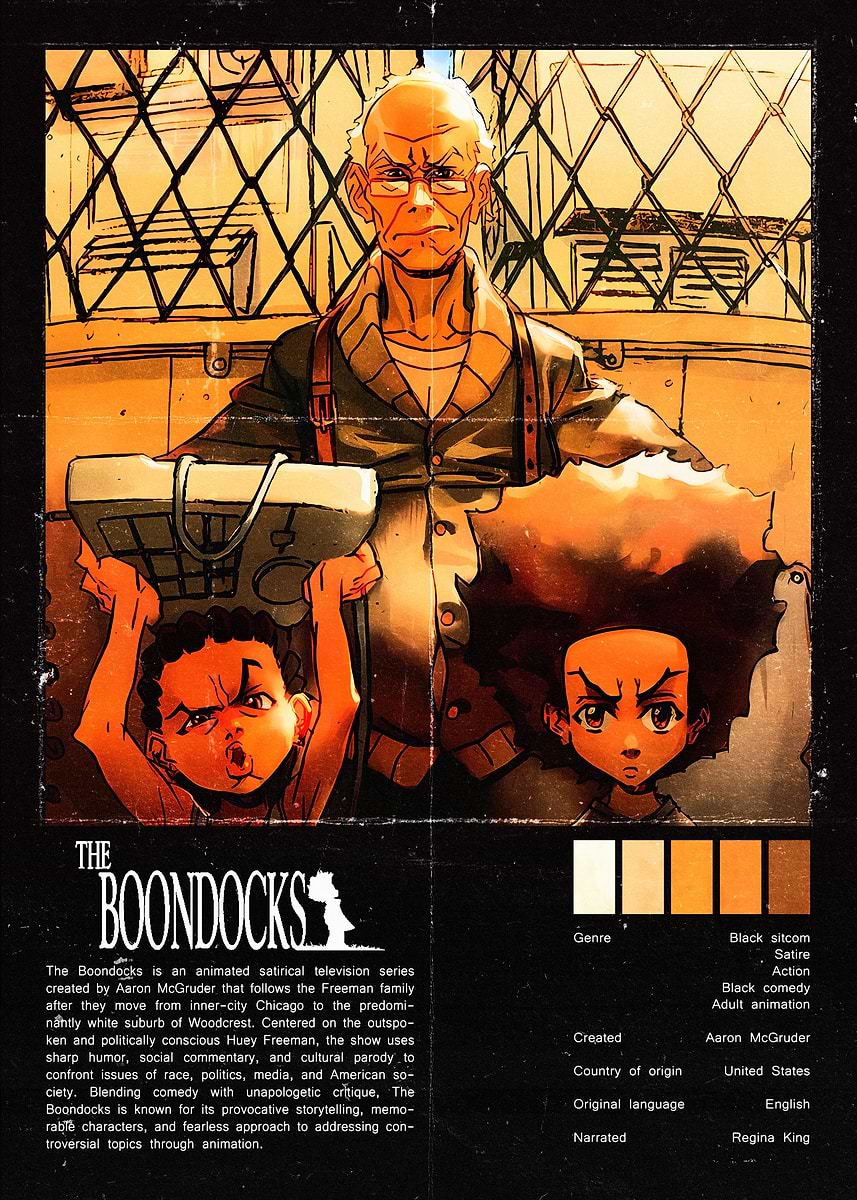 'The Boondocks: Freeman Family Portrait' Poster, picture, metal print ...