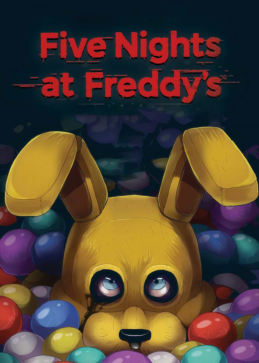 'Five Nights at Freddy's Spring Bonnie' Poster, picture, metal print ...
