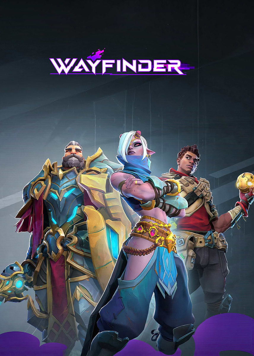 'Wayfinder Game Characters' Poster, picture, metal print, paint by to ...