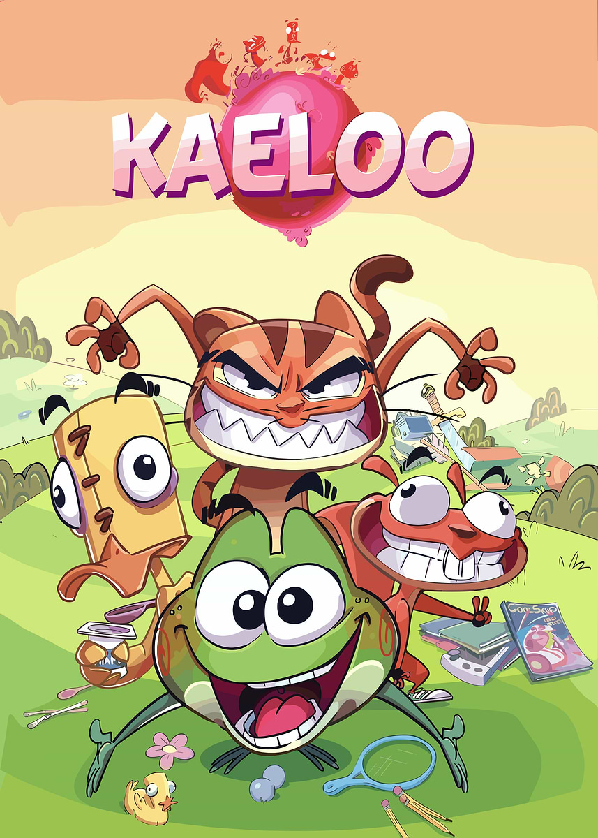'Kaeloo Cartoon Characters' Poster, picture, metal print, paint by ...