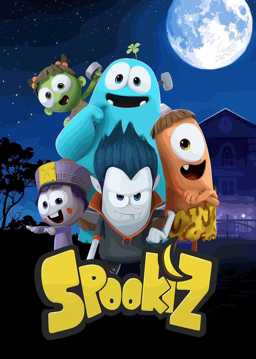 'Spookiz Characters and Logo' Poster, picture, metal print, paint by ...