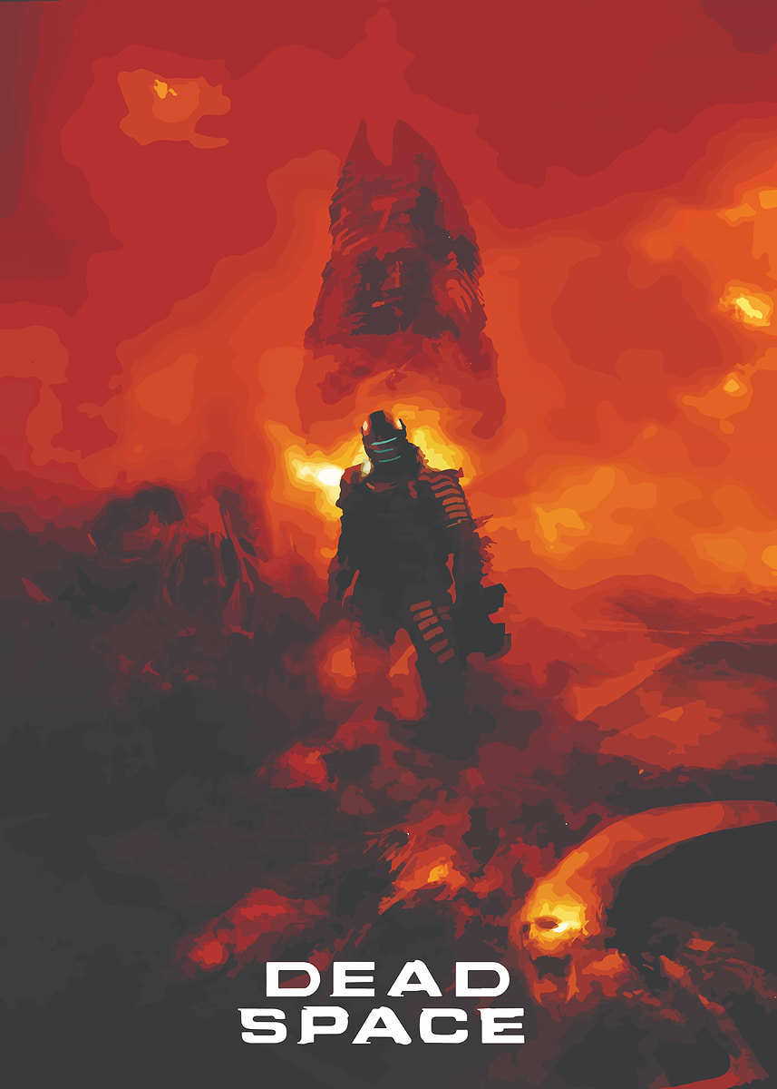 'Dead Space Poster' Poster, picture, metal print, paint by Martinez ...