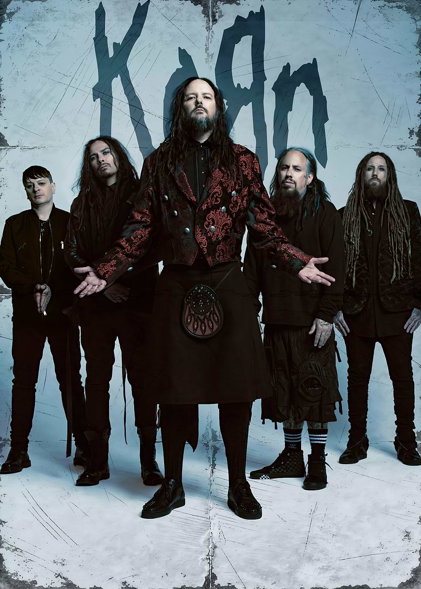'Korn Band Members Pose' Poster, picture, metal print, paint by to phat ...