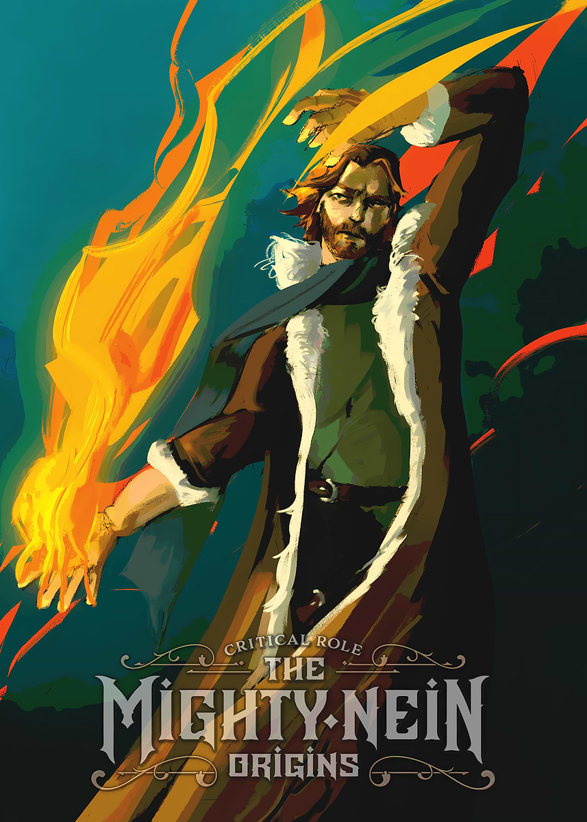 'Critical Role The Mighty Nein Origins' Poster, picture, metal print ...