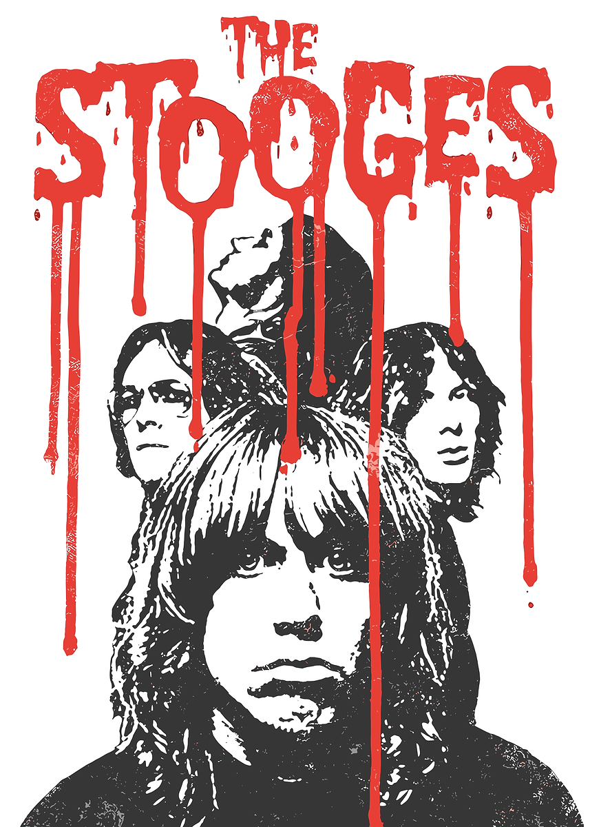 'The Stooges Band Portrait' Poster, picture, metal print, paint by Leo ...