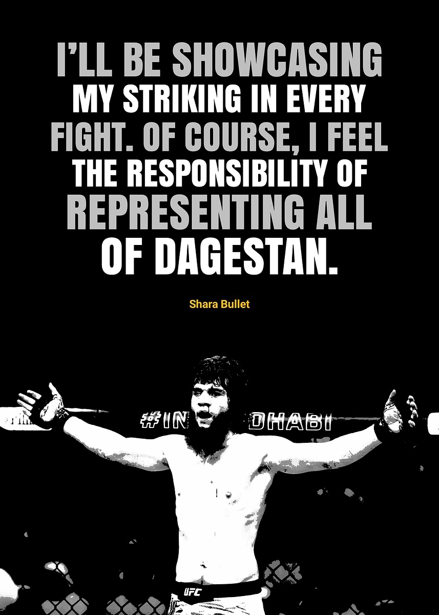 'Shara Bullet Quote Poster' Poster, picture, metal print, paint by ...