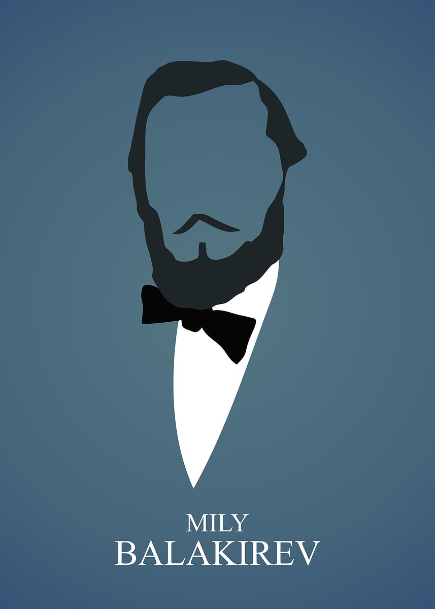 'Mily Balakirev' Poster, picture, metal print, paint by Wahyu Aji ...