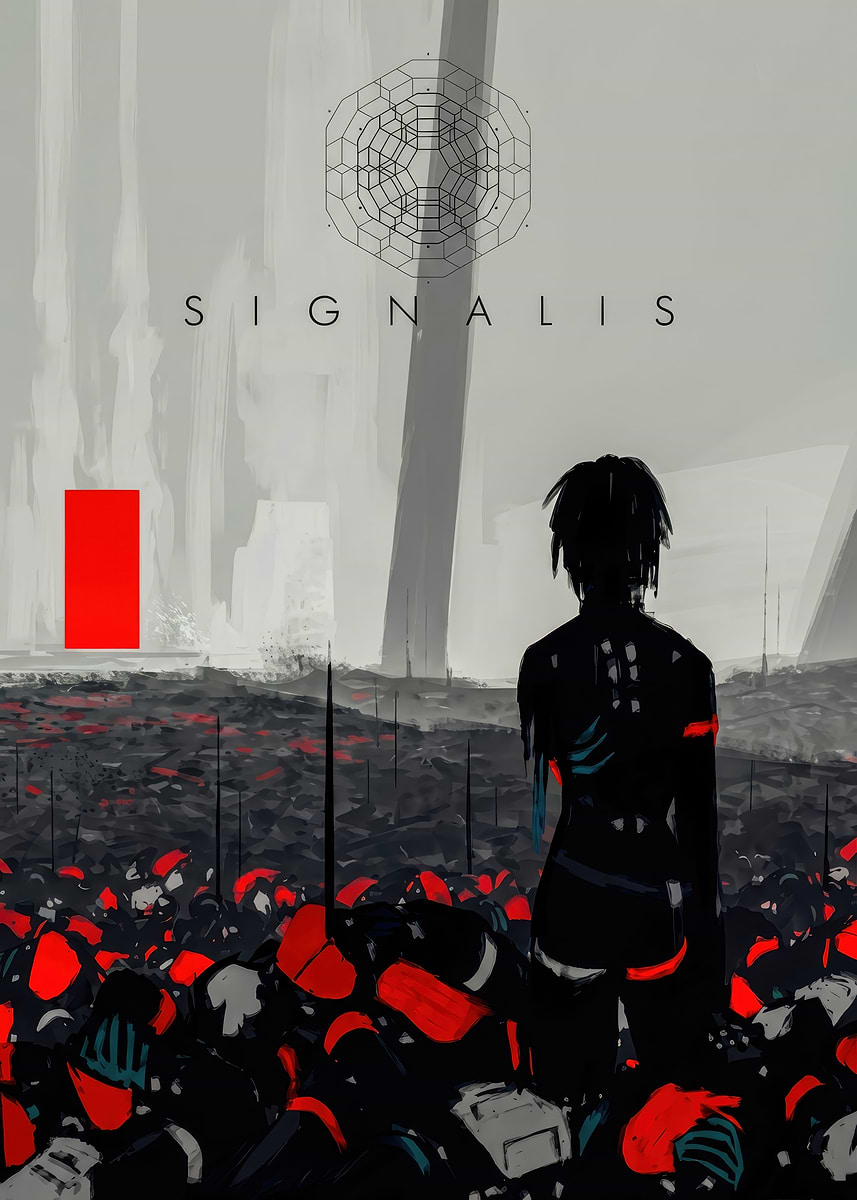 'Signalis Game Poster' Poster, picture, metal print, paint by ...