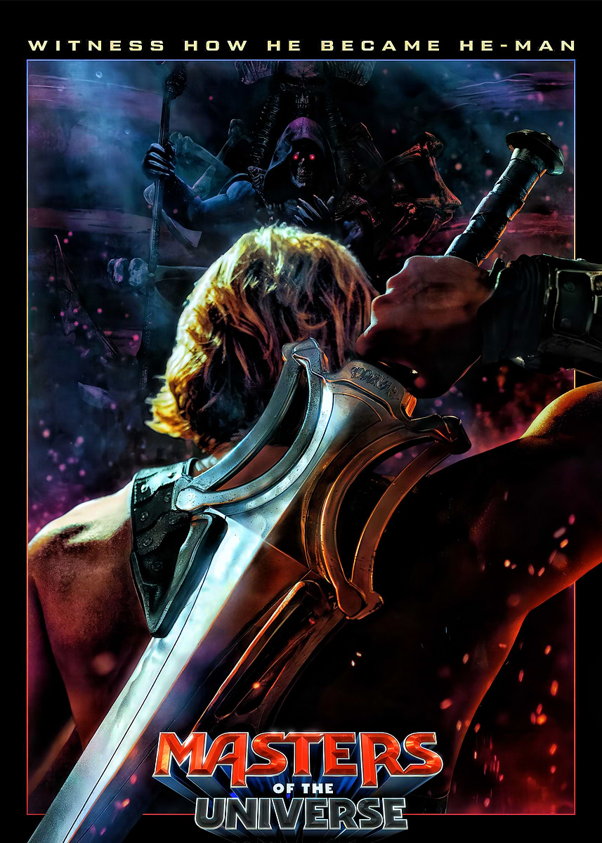 'Masters of the Universe He-Man Poster' Poster, picture, metal print ...