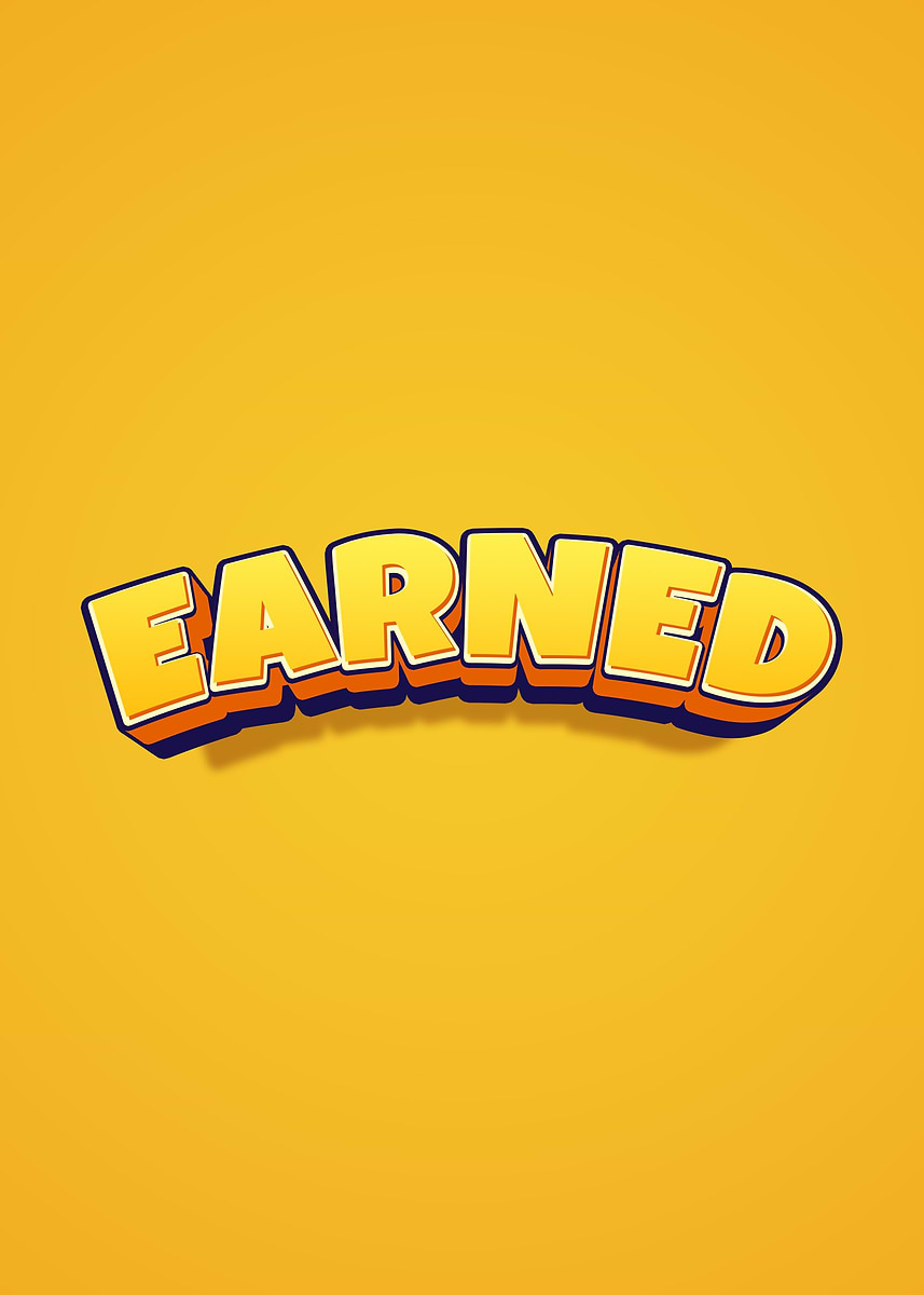'Earned ' Poster, picture, metal print, paint by Ran Zty | Displate