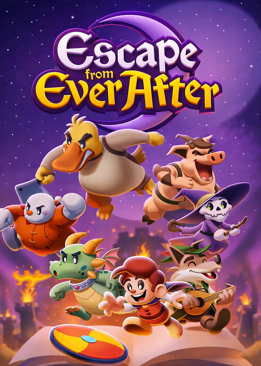 'Escape from Ever After Game Art' Poster, picture, metal print, paint ...