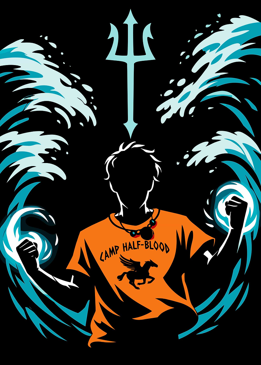 'Percy Jackson Camp Half-Blood Art' Poster, picture, metal print, paint ...