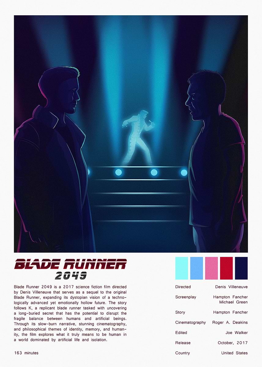 'Blade Runner 2049 Minimalist Poster' Poster, picture, metal print ...