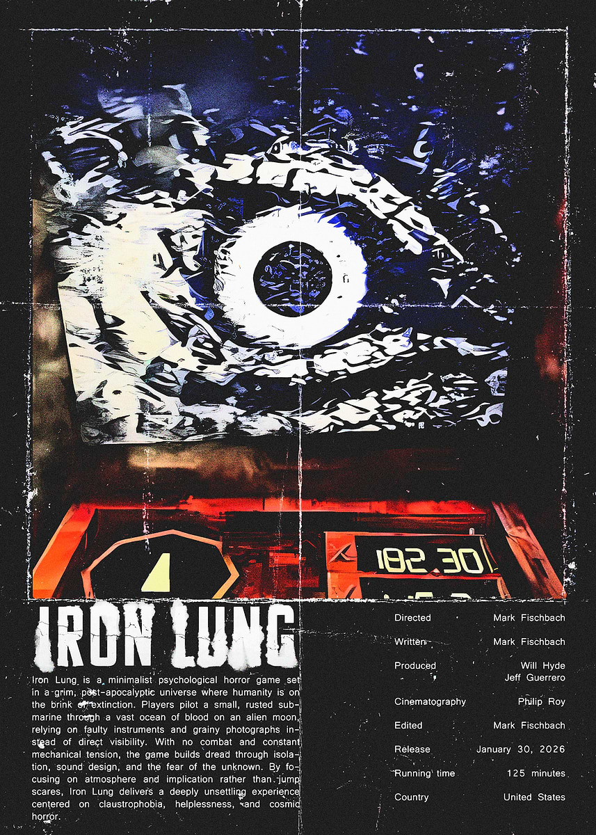 'Iron Lung Game Poster' Poster, picture, metal print, paint by Hendriza ...