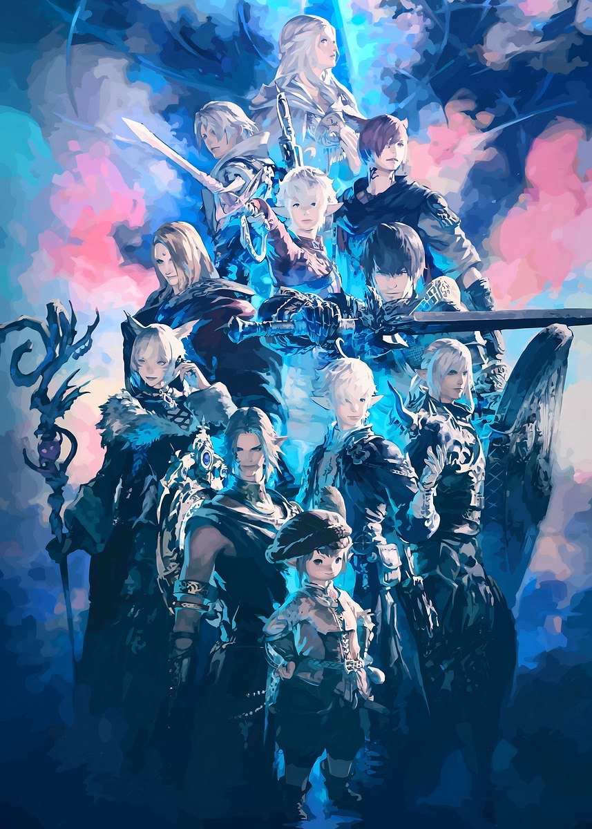 'Final Fantasy' Poster, picture, metal print, paint by Debby Anggraeni ...