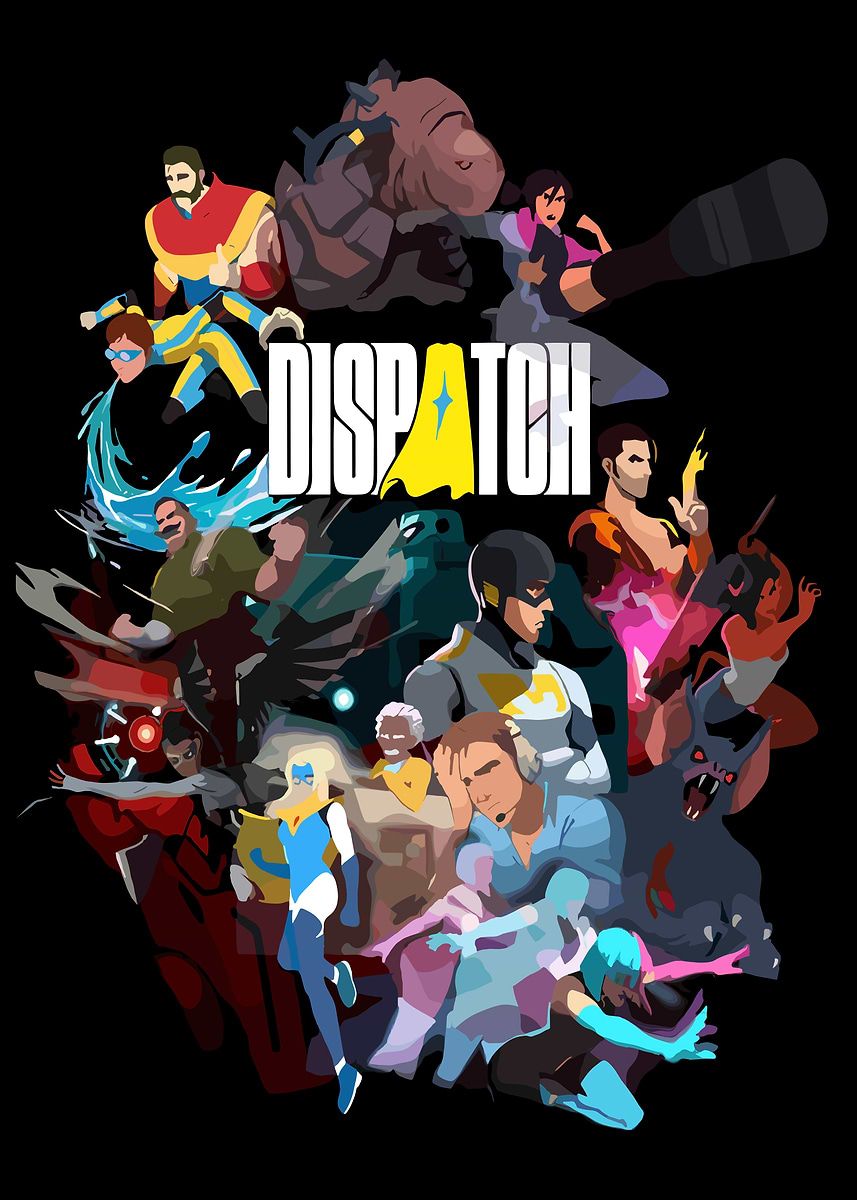 'Dispatch Comic Book Art' Poster, picture, metal print, paint by kick ...