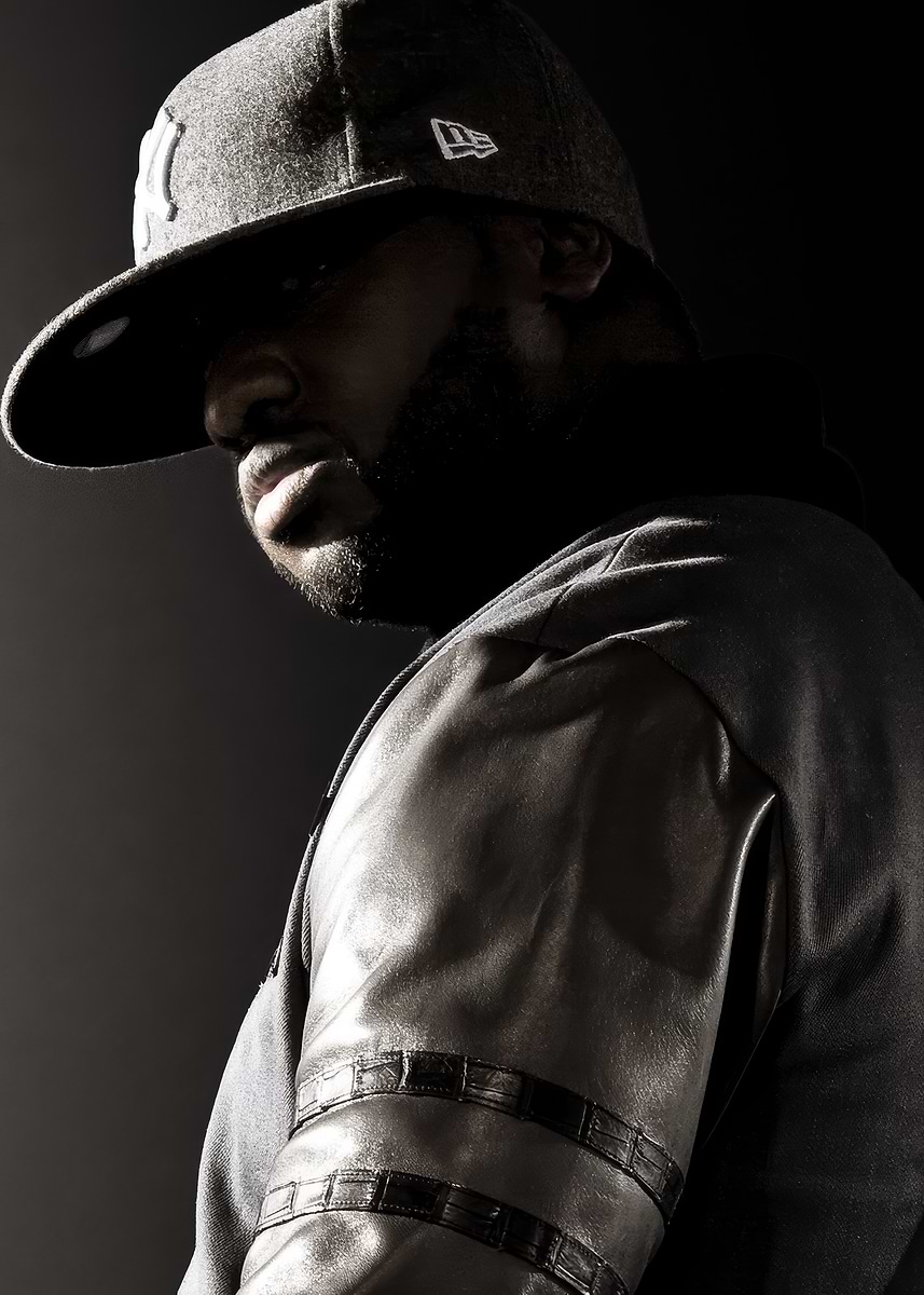 'sefyu in Baseball Cap and Jacket' Poster, picture, metal print, paint ...