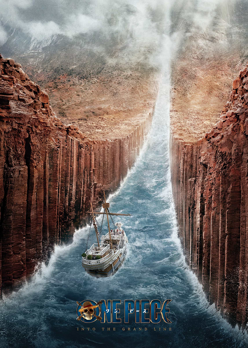 'Into the Grand Line's Perilous Descent' Poster, picture, metal print ...
