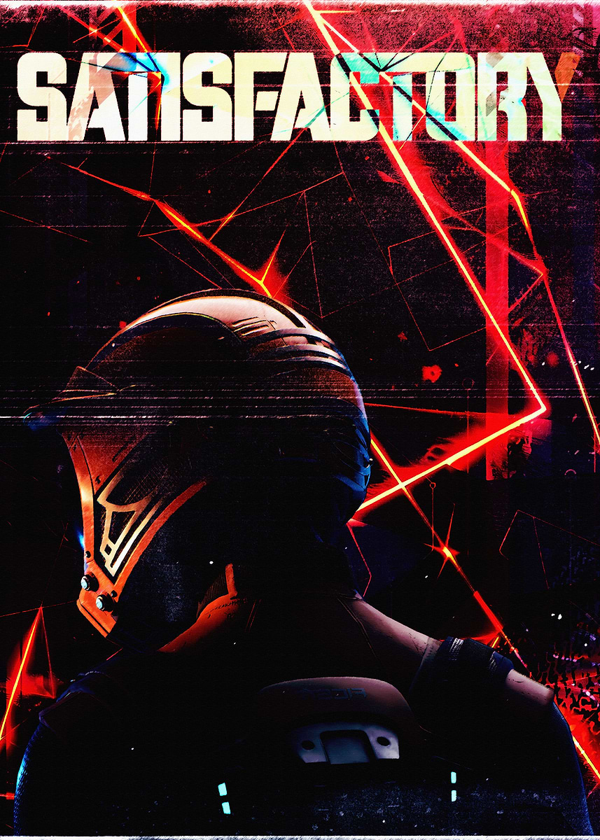 'Satisfactory Game Poster' Poster, picture, metal print, paint by ...