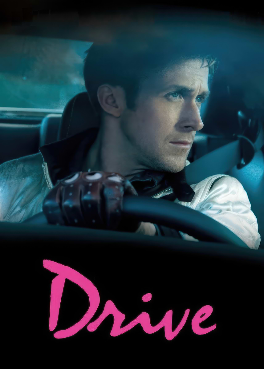 'Ryan Gosling in Drive' Poster, picture, metal print, paint by ...