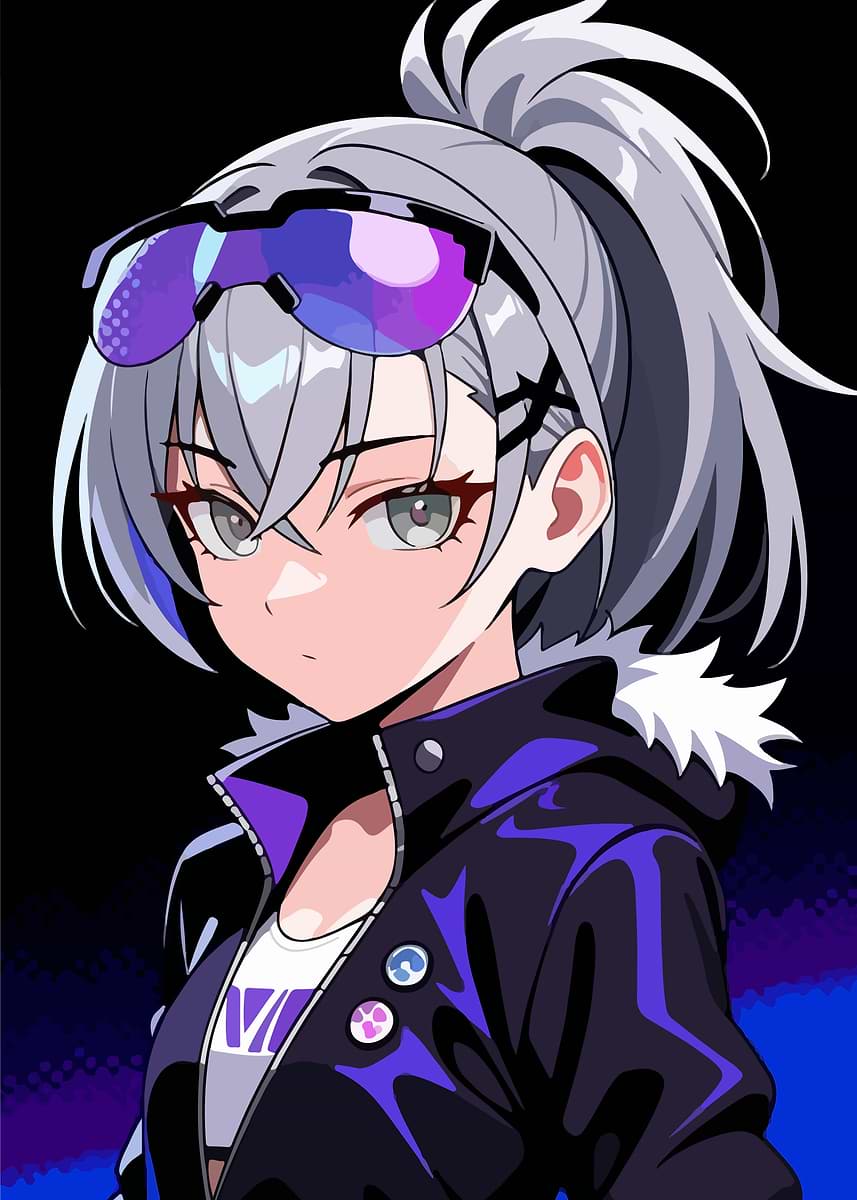 'Honkai Star Rail Silver Wolf' Poster, picture, metal print, paint by ...