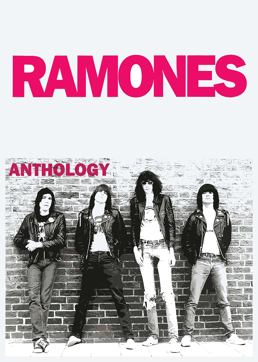 'Ramones Anthology Album Cover' Poster, picture, metal print, paint by ...
