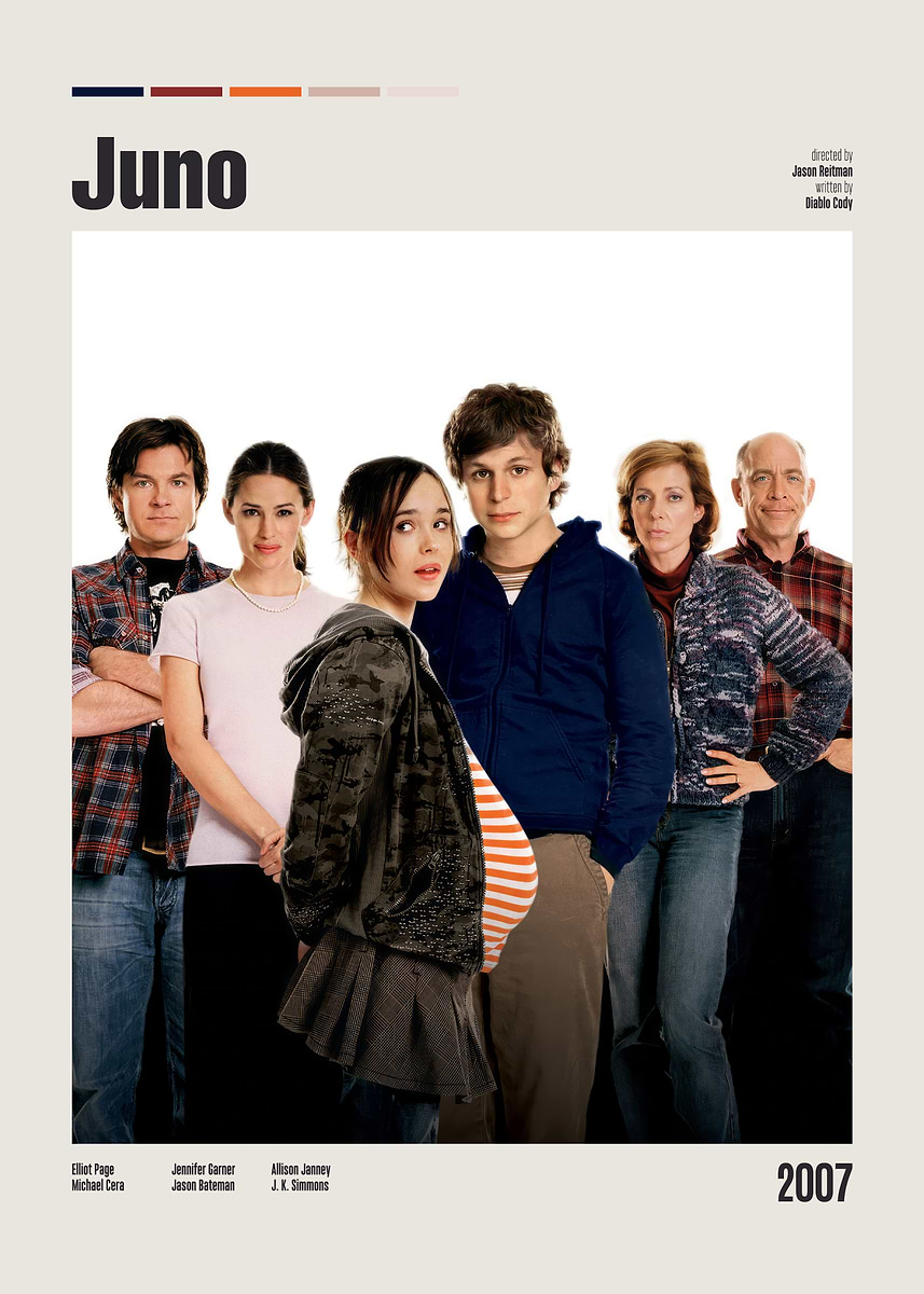 'Juno Movie Poster' Poster, picture, metal print, paint by Five Senses ...