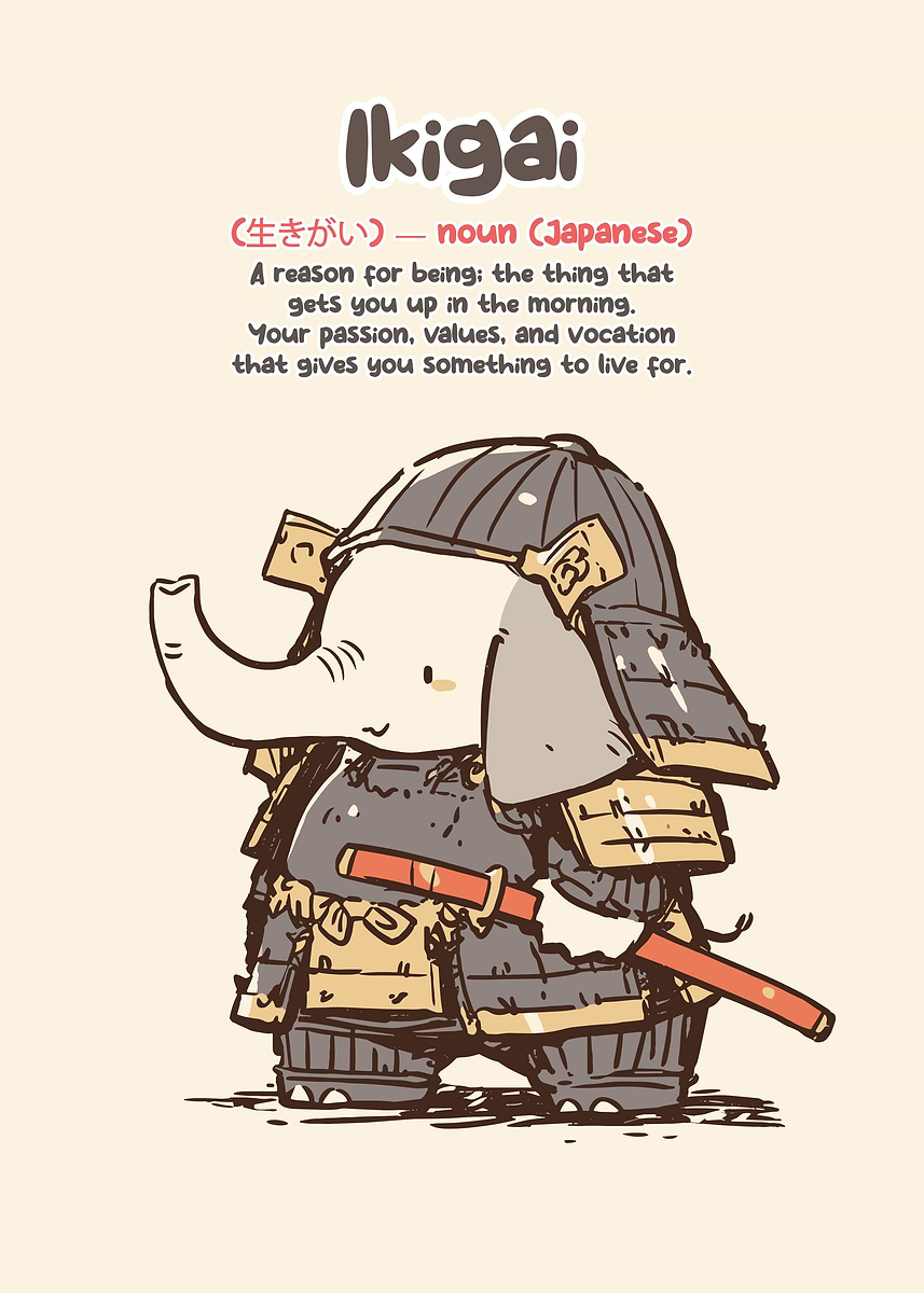 'Cute Samurai Elephant' Poster, picture, metal print, paint by Mason ...