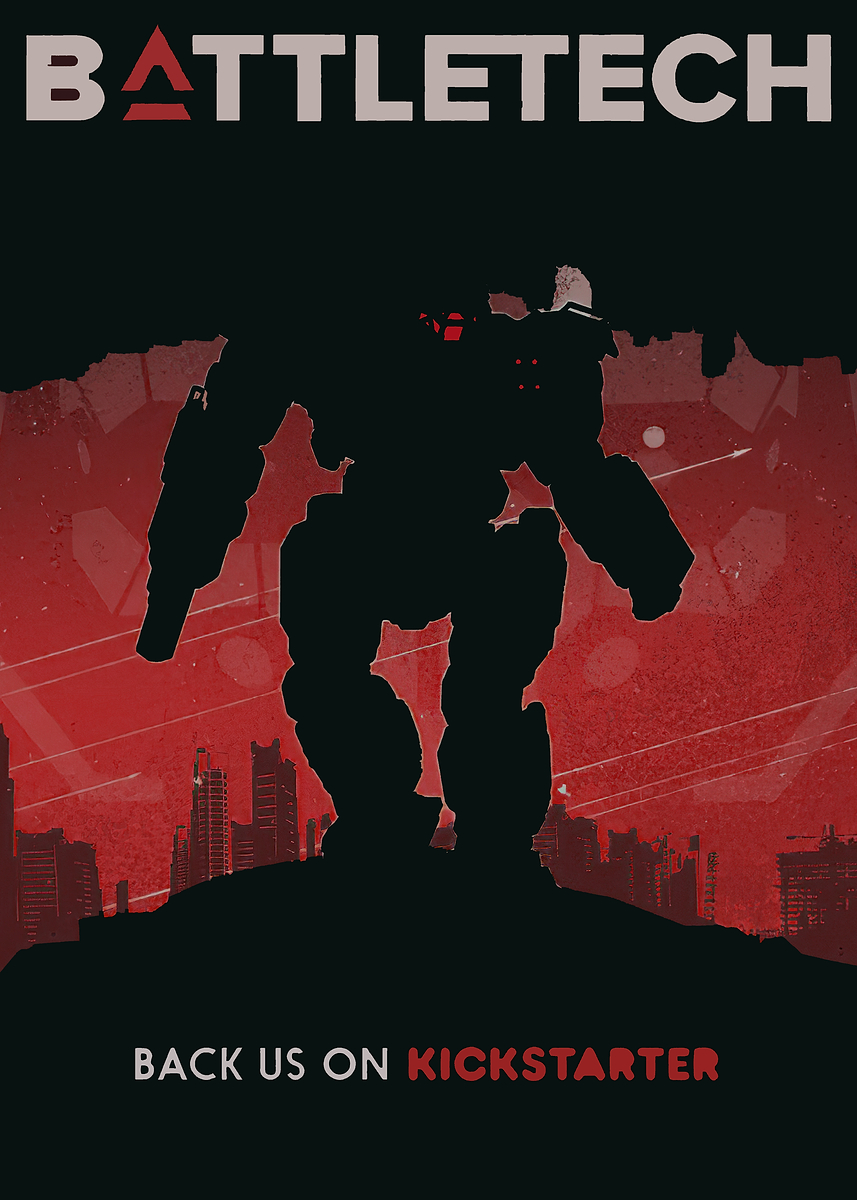 'BattleTech Kickstarter Poster' Poster, picture, metal print, paint by ...