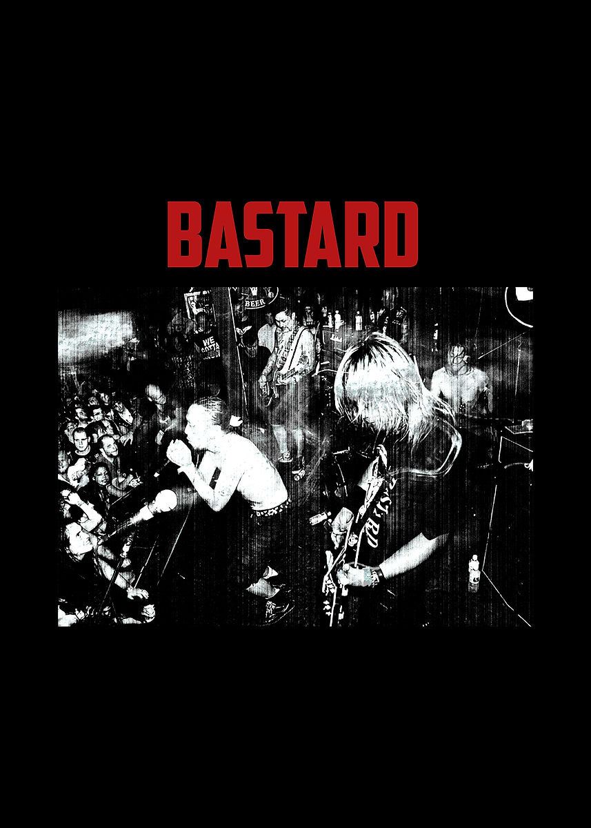 'Bastard Band Live Performance' Poster, picture, metal print, paint by ...
