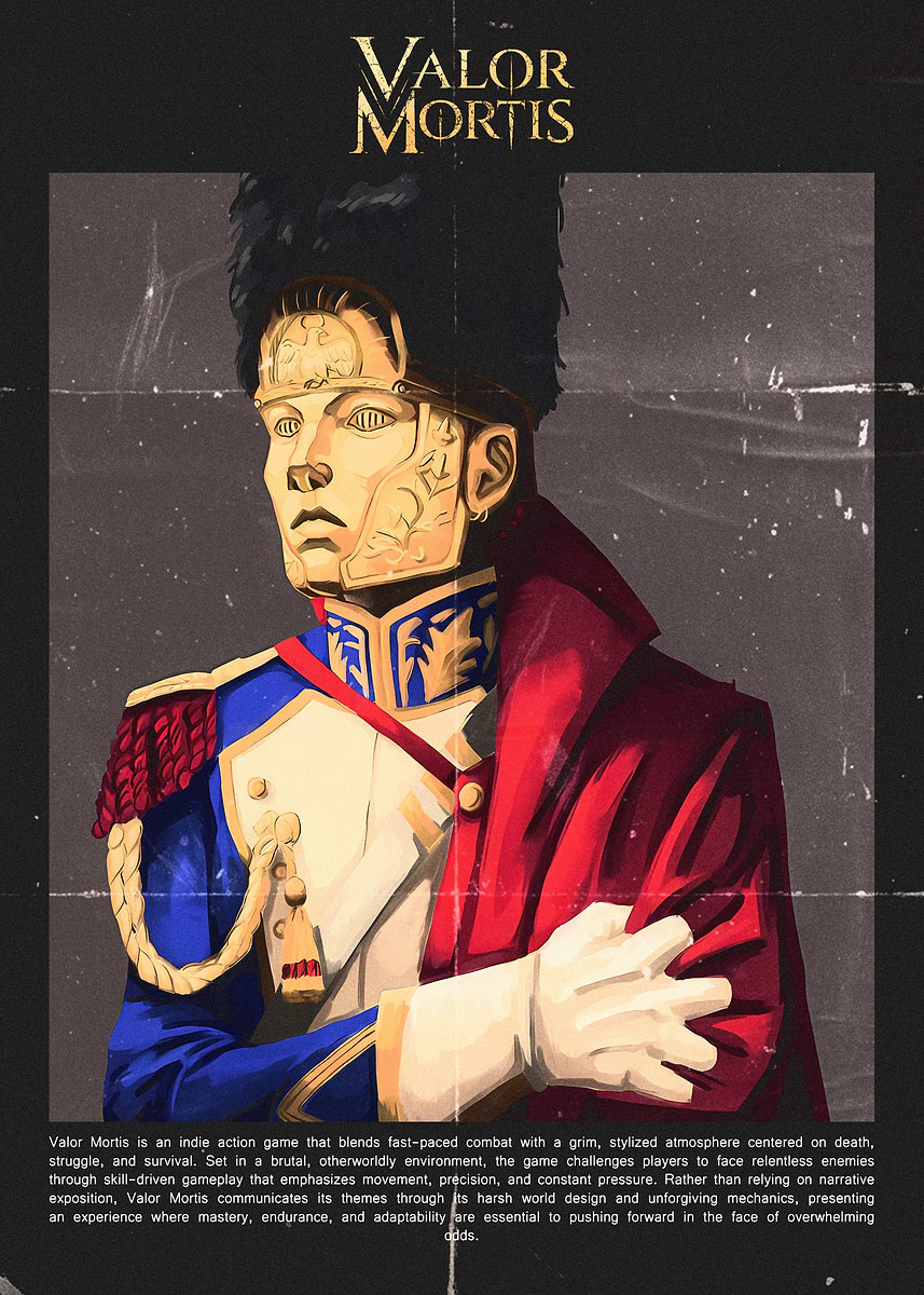 'Valor Mortis Game Poster' Poster, picture, metal print, paint by ...