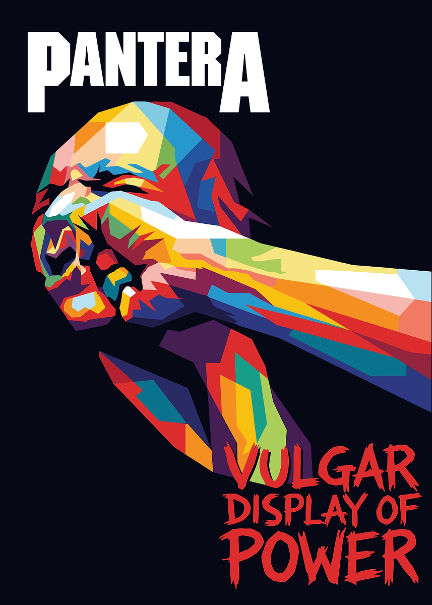 'Pantera Vulgar Display of Power Album Art' Poster, picture, metal ...