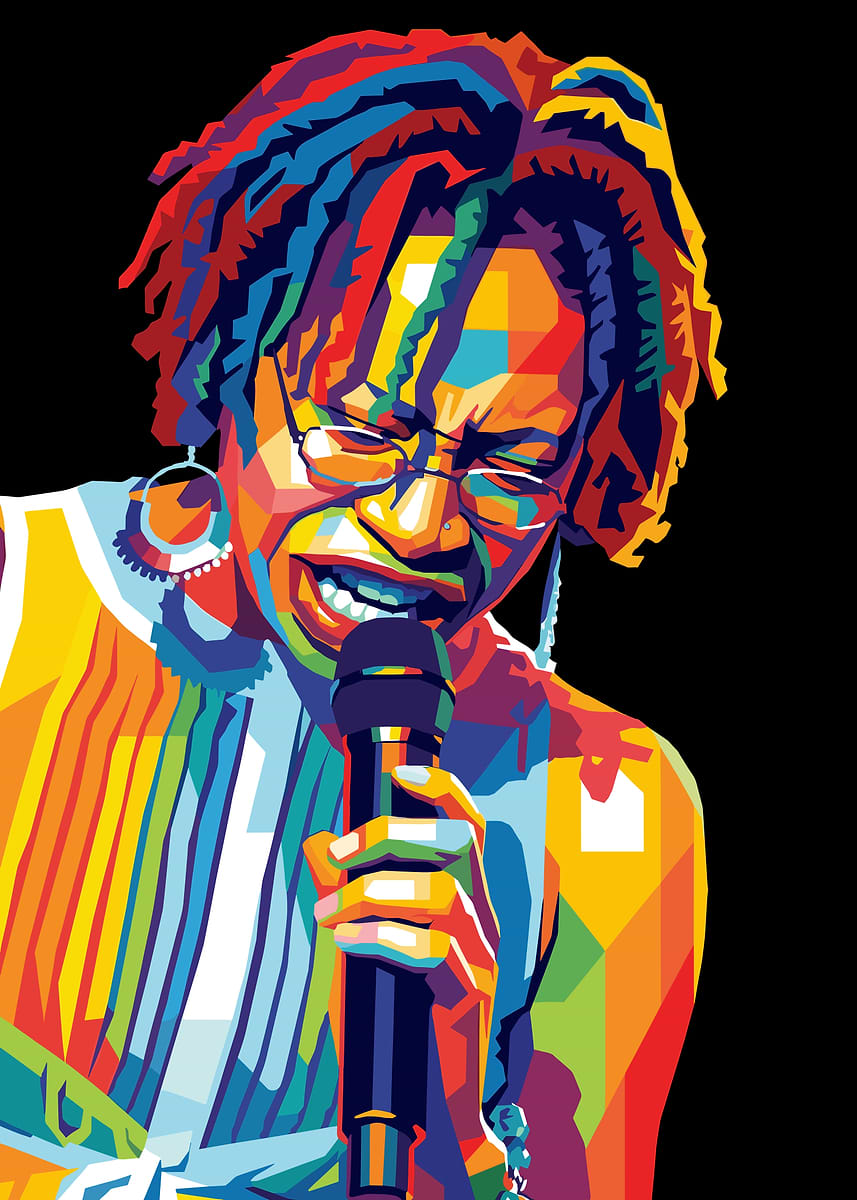 'Rachelle Ferrell Pop Art' Poster, picture, metal print, paint by Papa ...