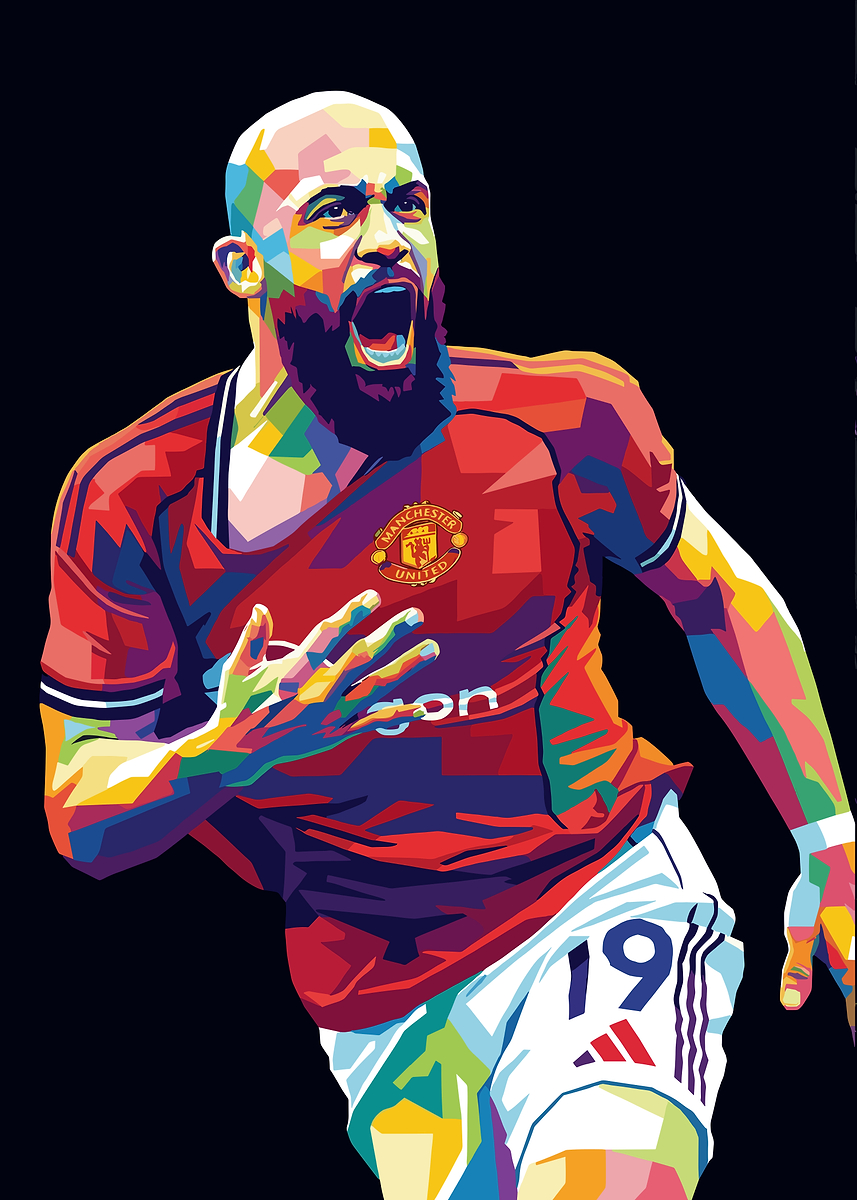 'Bryan Mbeumo' Poster, picture, metal print, paint by Papa Giana | Displate