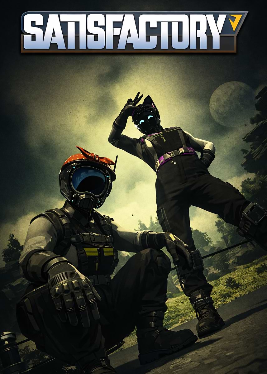 'Satisfactory Game Art' Poster, picture, metal print, paint by ...
