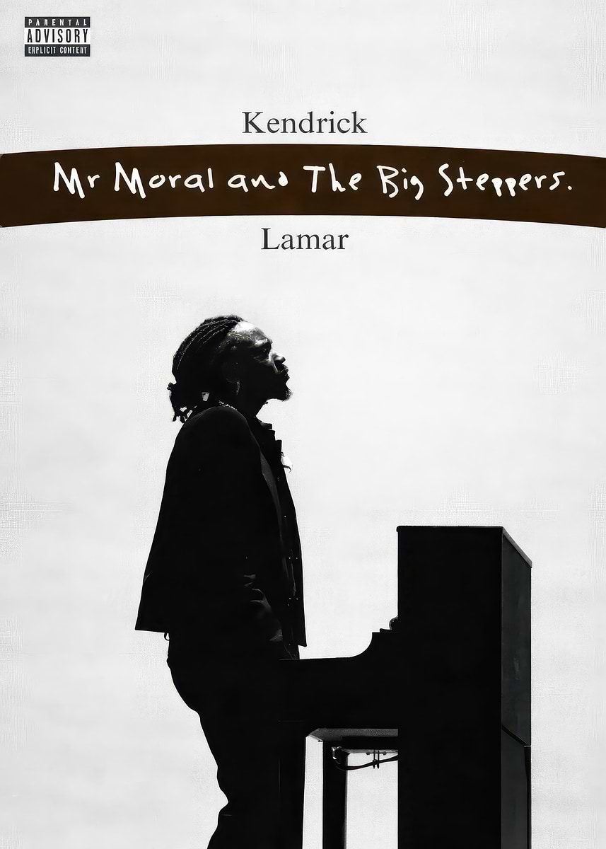 'Kendrick Lamar Mr. Morale & The Big Steppers Album Cover' Poster ...