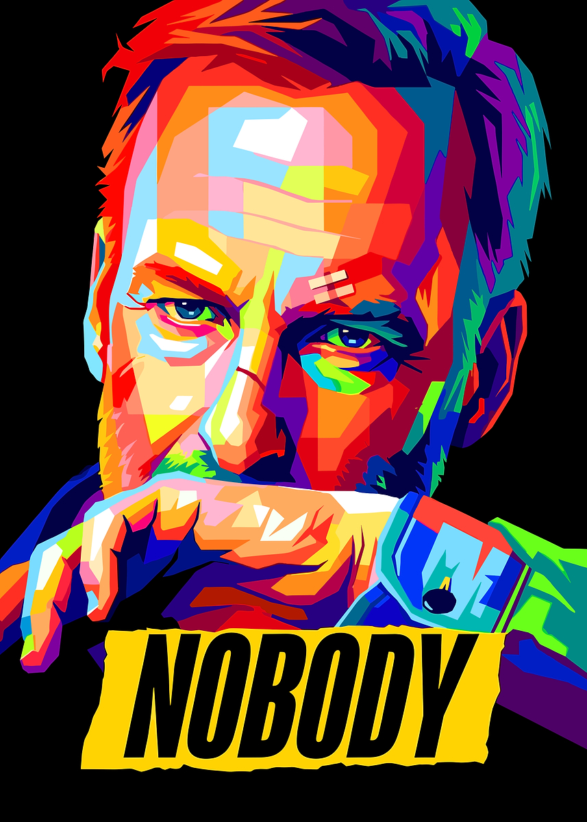 'Nobody movie poster pop art' Poster, picture, metal print, paint by ...