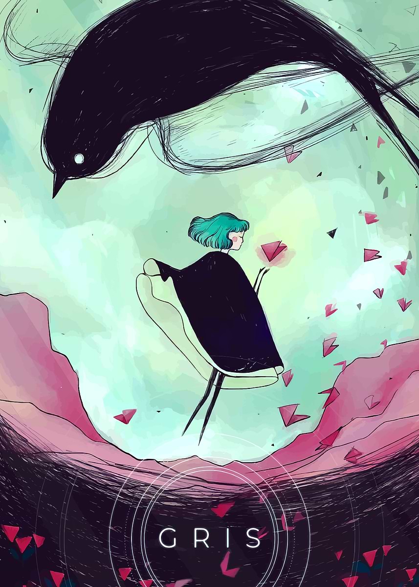 'Gris Game Art' Poster, picture, metal print, paint by Baby Celine ...