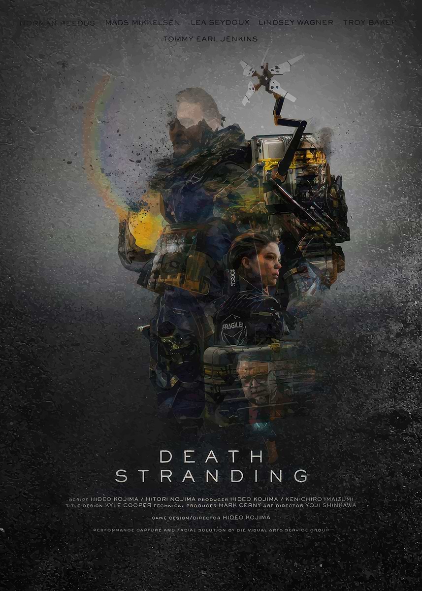 'Death Stranding Poster' Poster, picture, metal print, paint by Fixed ...