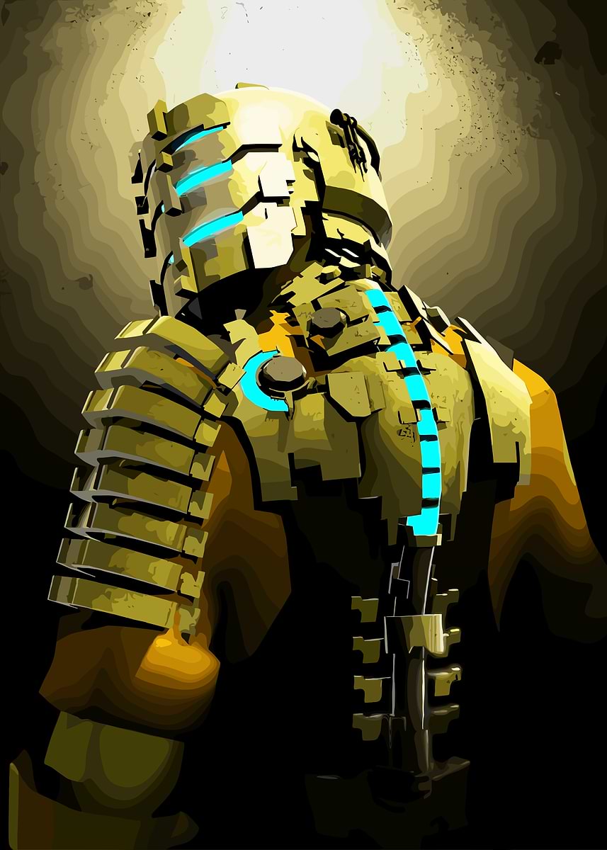 'Dead Space Isaac Clarke Armor' Poster, picture, metal print, paint by ...
