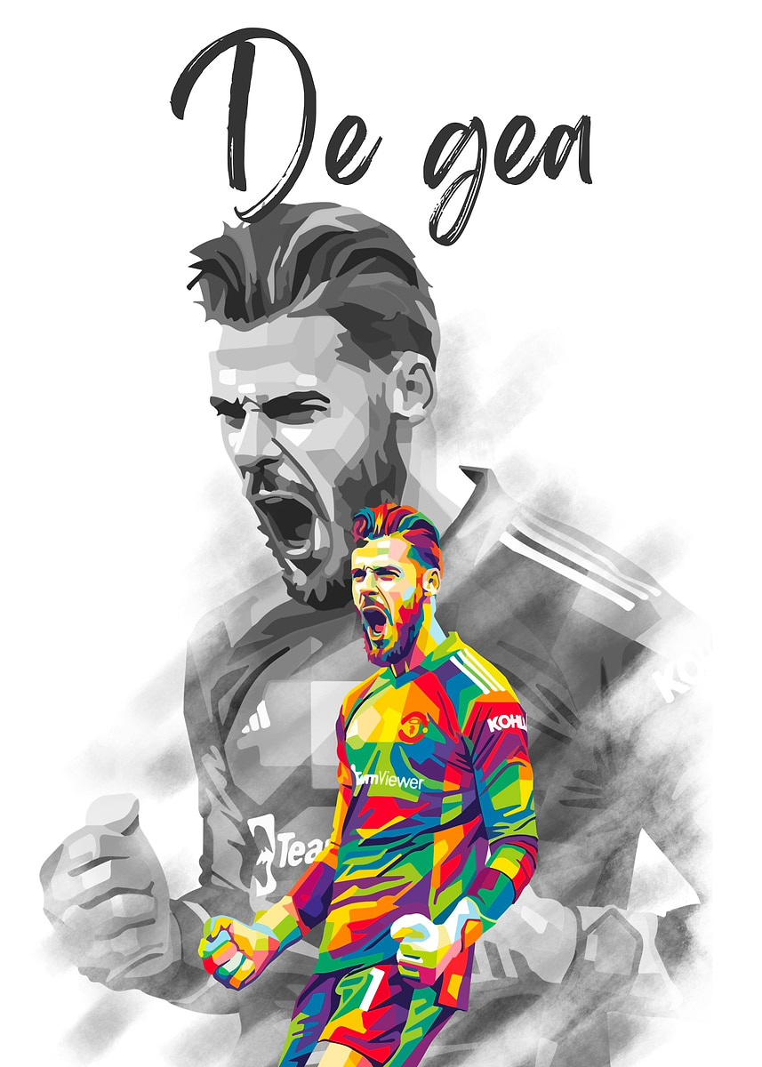 'David De Gea Pop Art' Poster, picture, metal print, paint by Ar dani ...