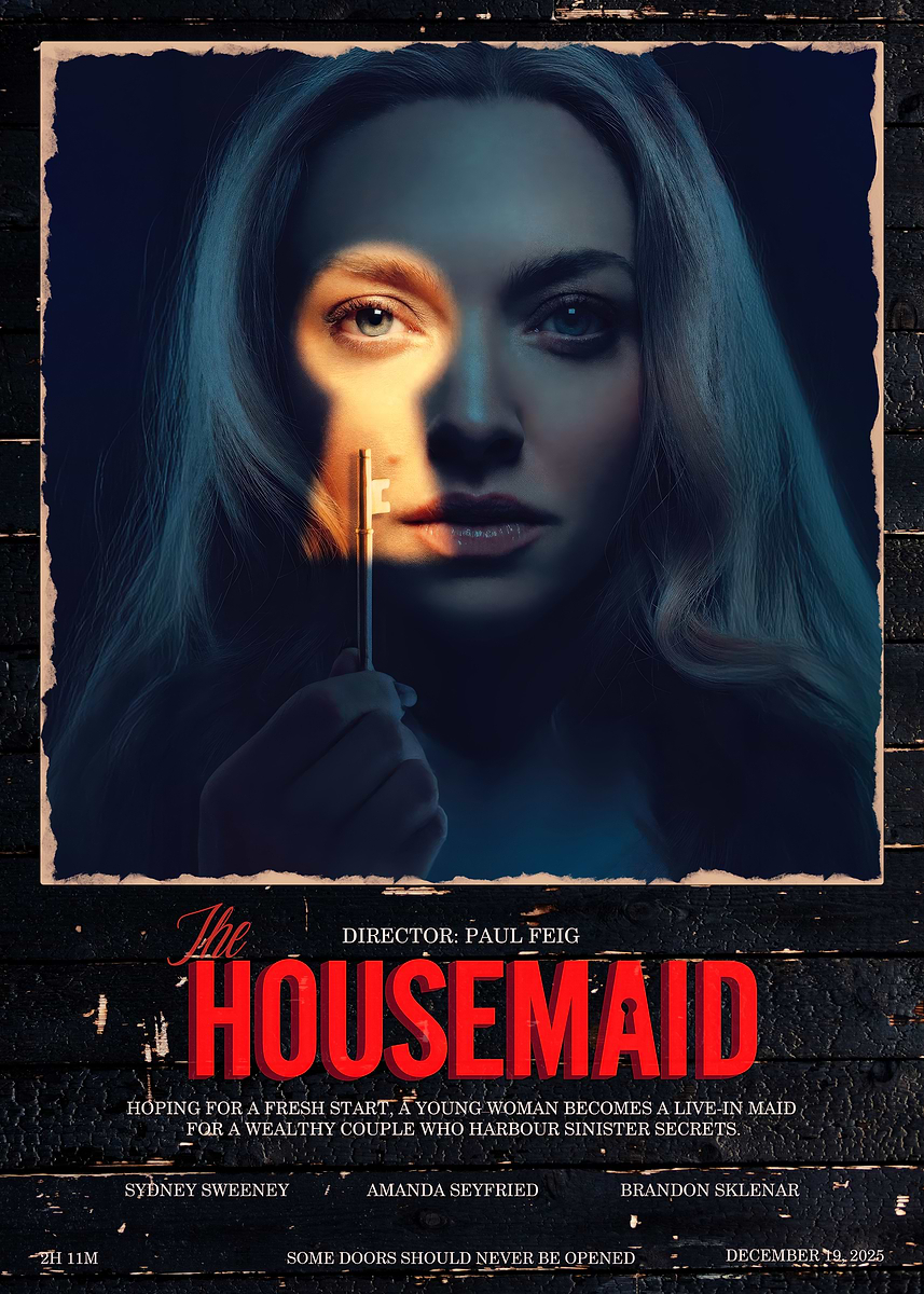 'The Housemaid Movie Poster' Poster, picture, metal print, paint by to ...