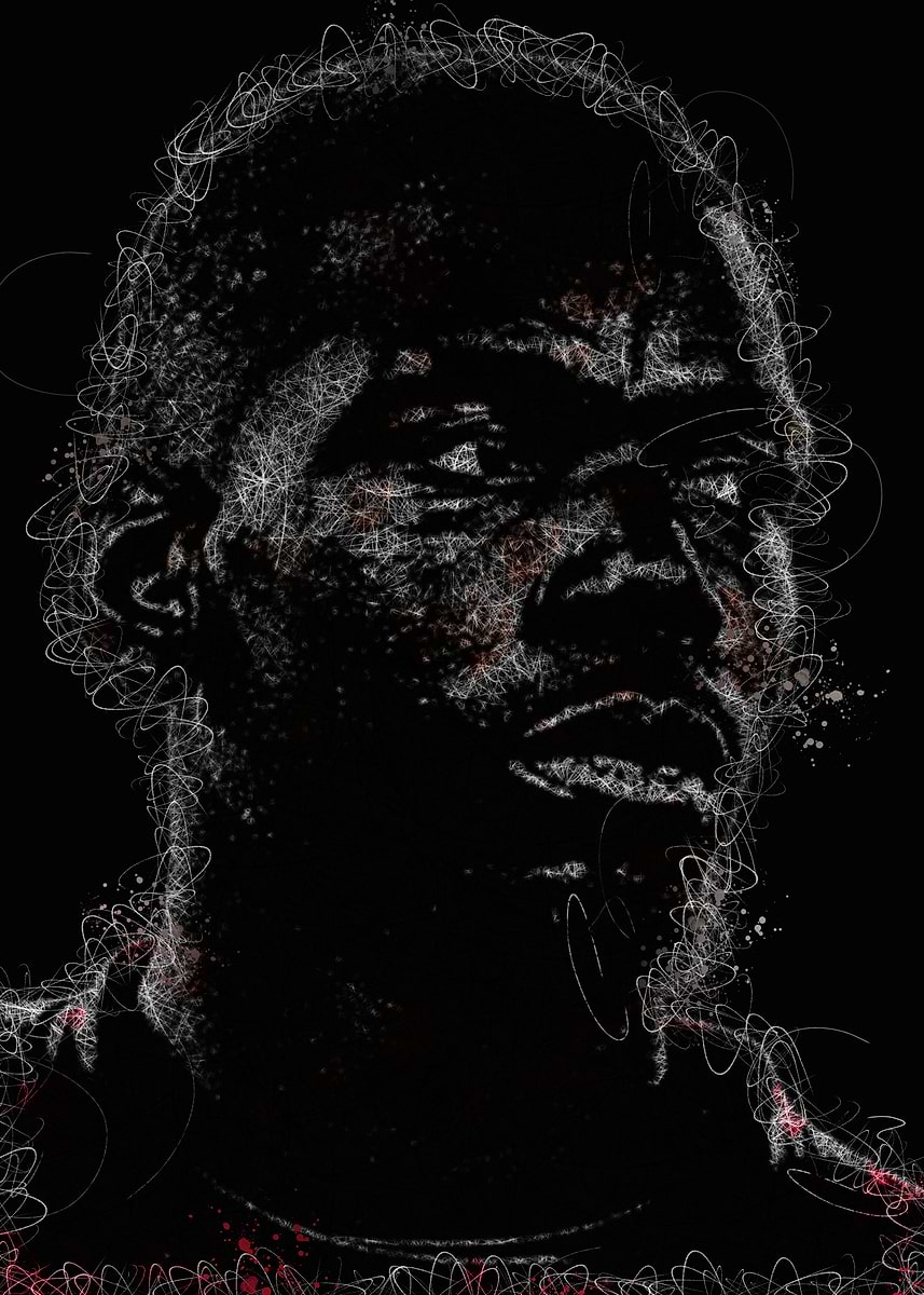 'Paul Pogba Portrait' Poster, picture, metal print, paint by Roosevelt ...