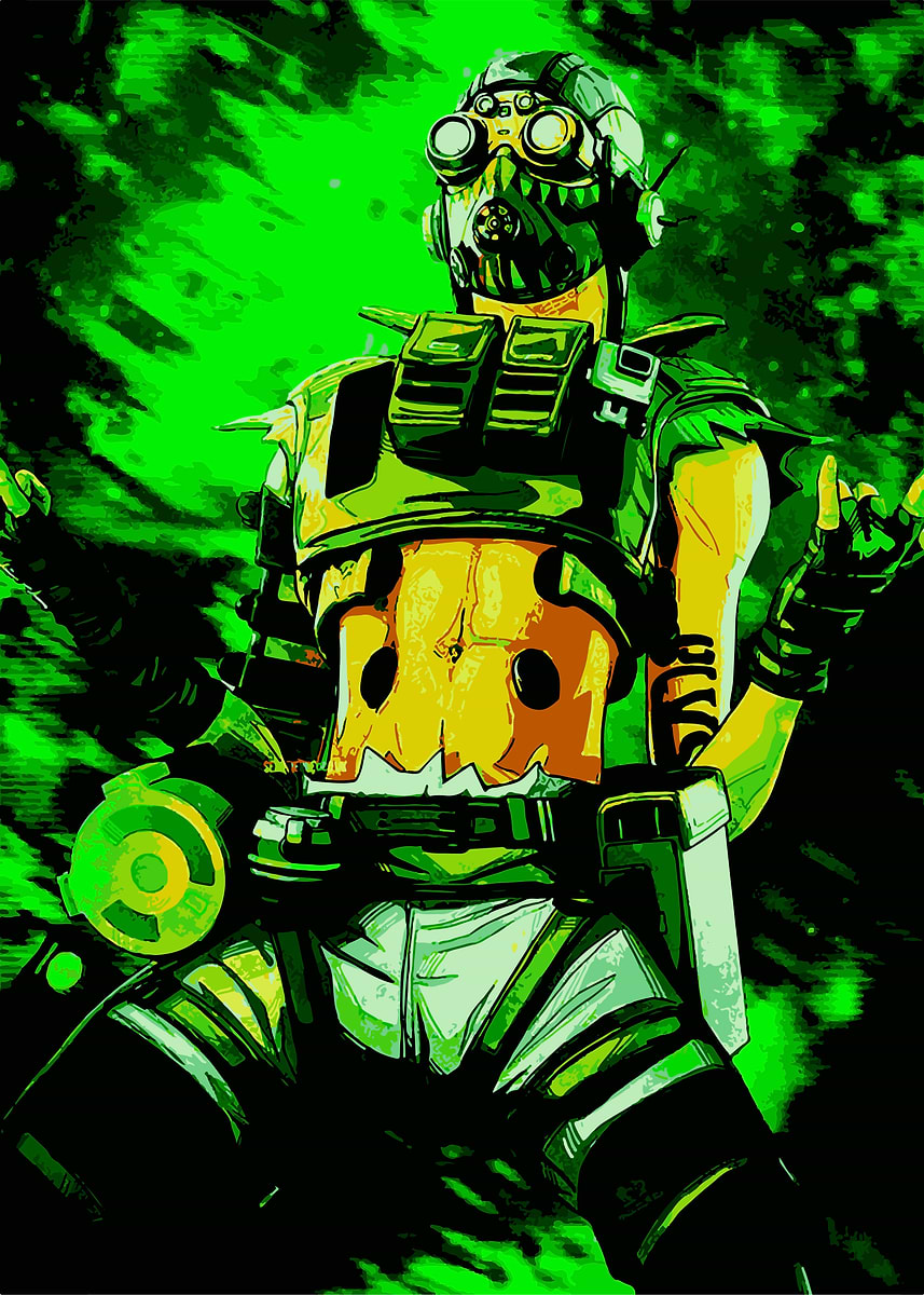 'Octane from Apex Legends' Poster, picture, metal print, paint by ...